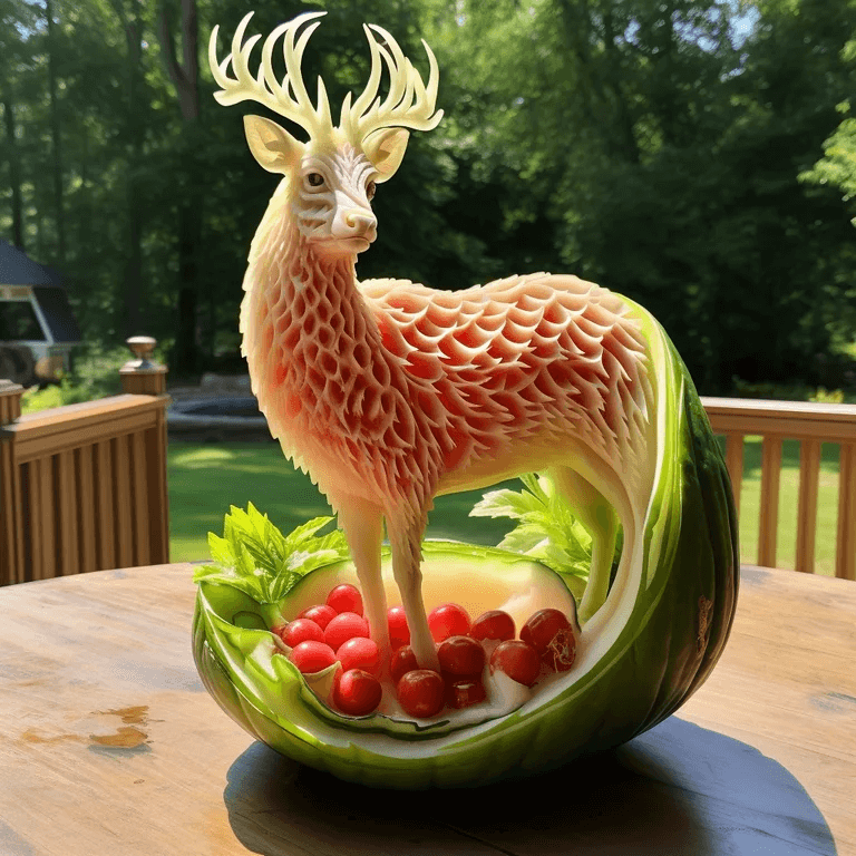 Watermelon Sculpture : r/oddlysatisfying
